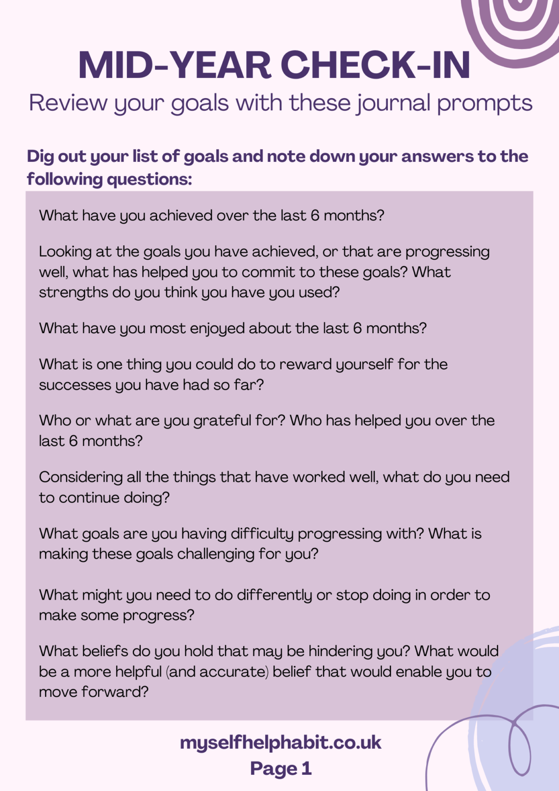 Time for your mid-year check-in! How to review your goals and keep ...