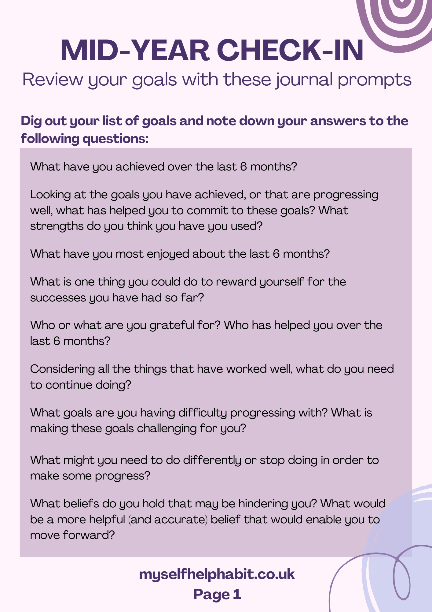 Time for your mid-year check-in! How to review your goals and keep ...