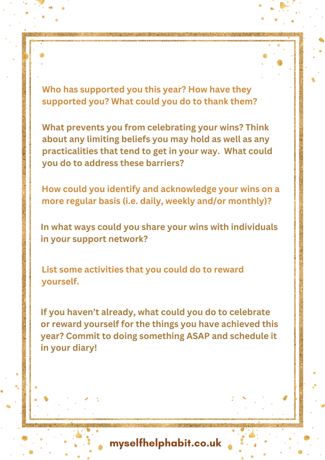 Acknowledge your wins and celebrate them! - My Self-Help Habit